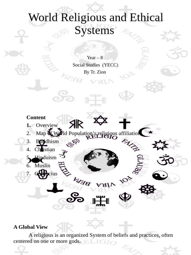 World Religious and Ethical Systems | PDF | Prayer | Confucianism