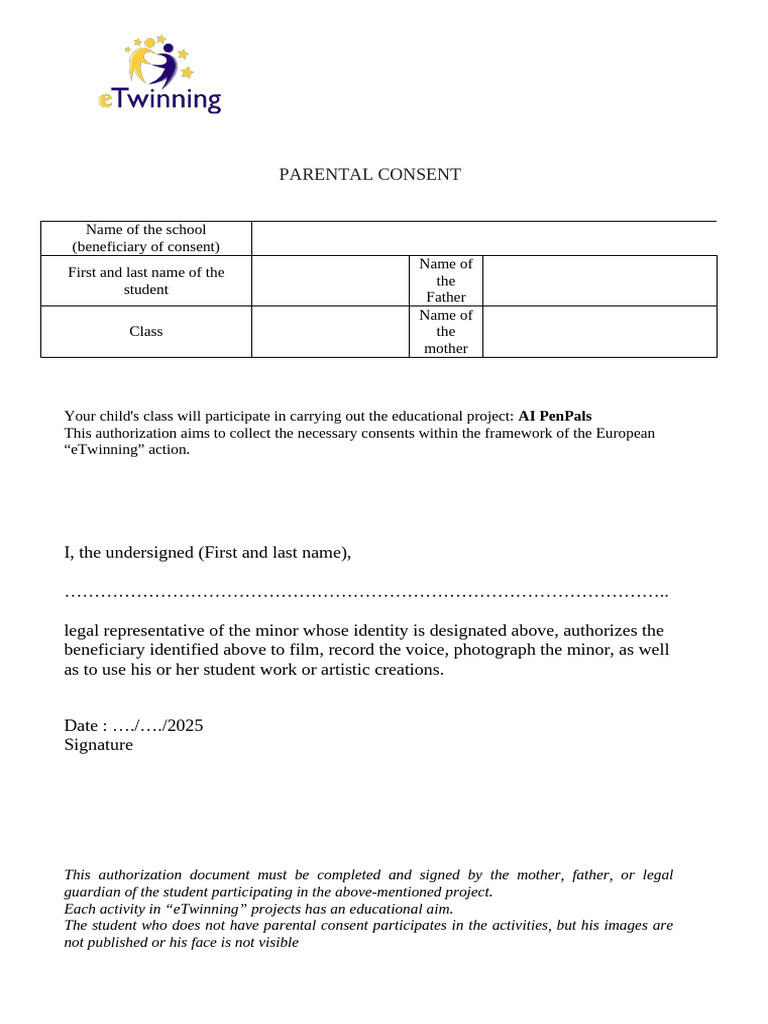 Parental Consent en | PDF