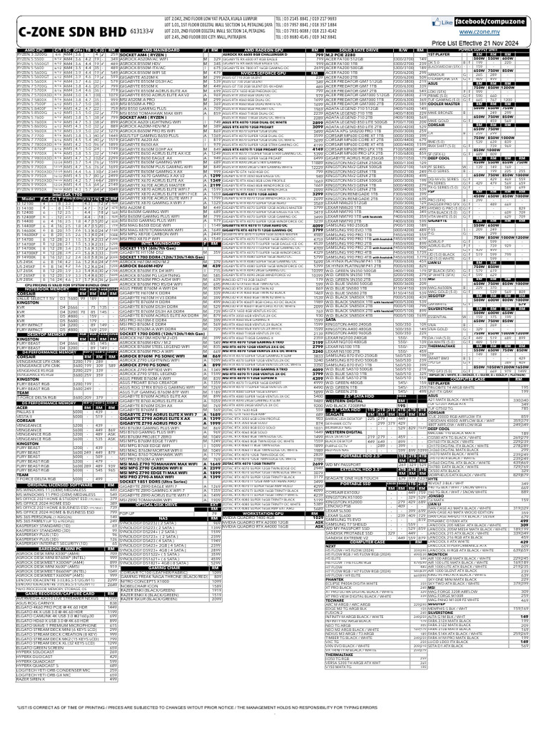 Czone 20241121 | PDF