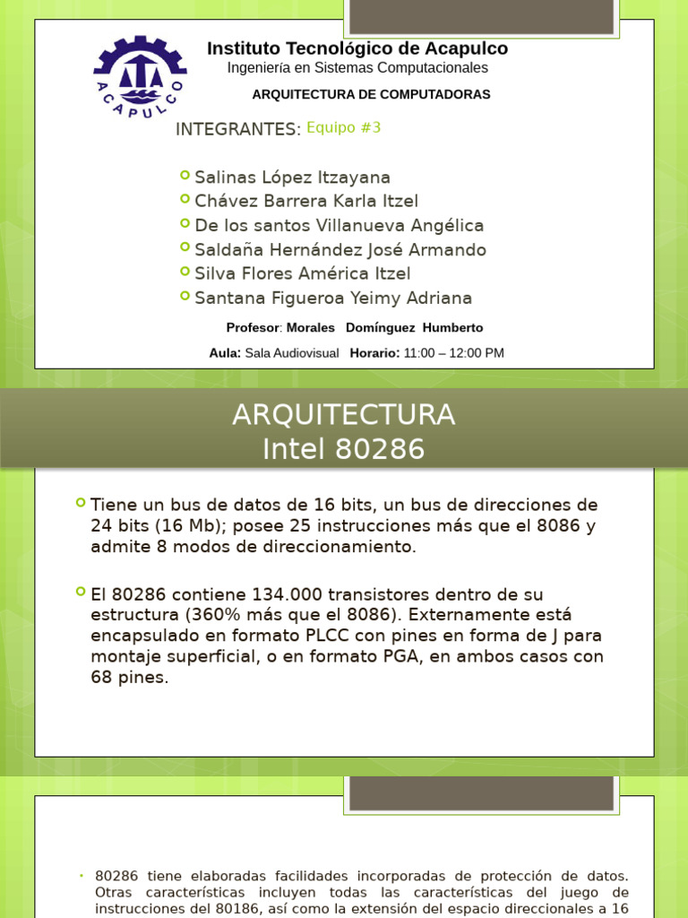 Intel 80286 AMD Am286 | PDF | Microprocesador | Arquitectura de ...