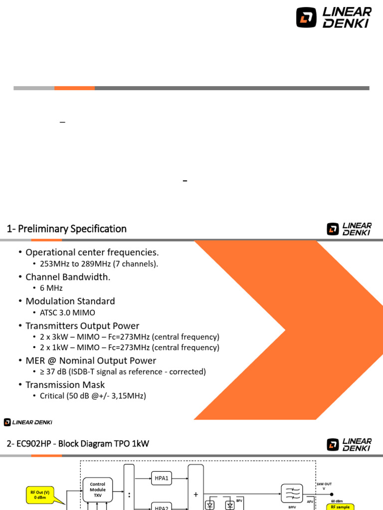 DTV+ - General Transmitter Description | PDF | Filter (Signal ...
