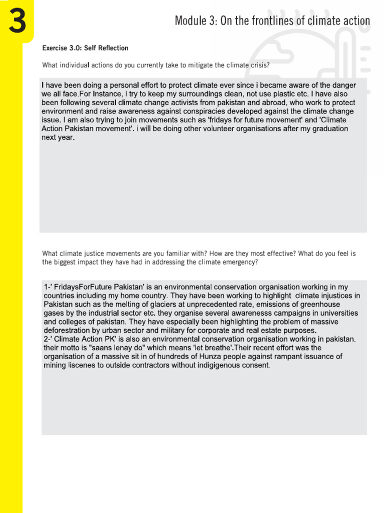 Amnesty Climate Course Module3 | PDF