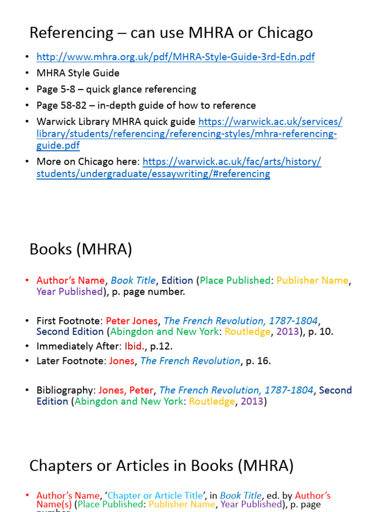 Referencing PPT | PDF | Publishing
