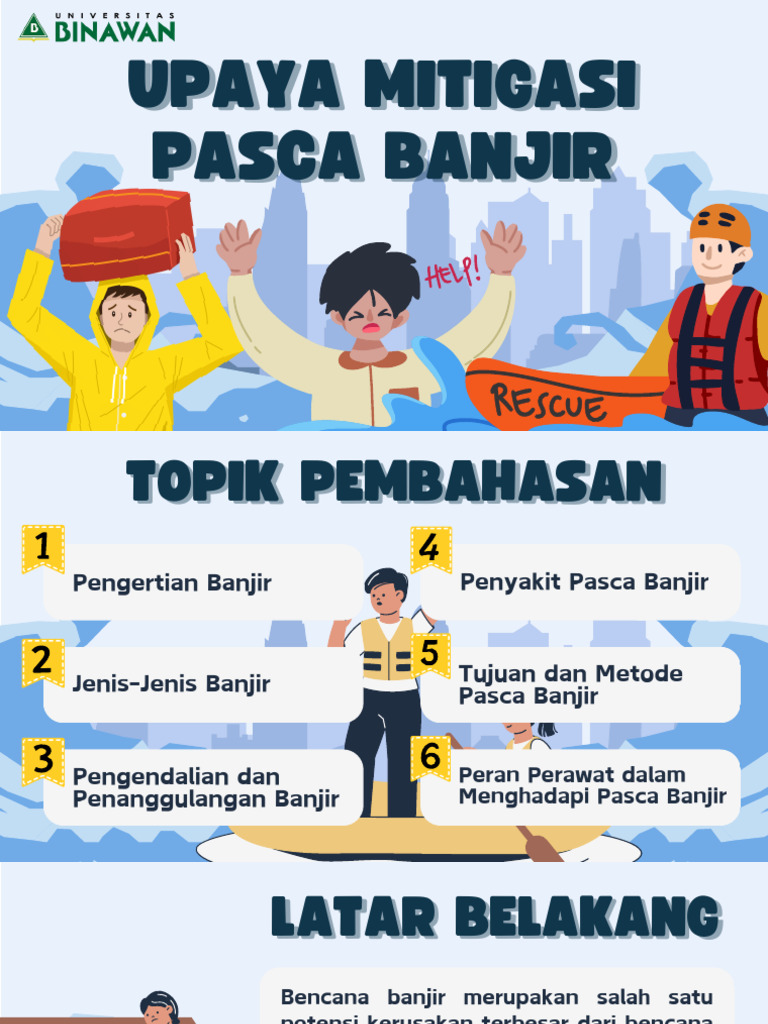 Mitigasi Pasca Banjir | PDF