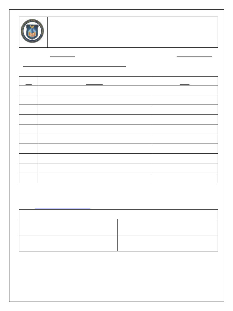 Final Year Project Calendar 2024-2025 | PDF