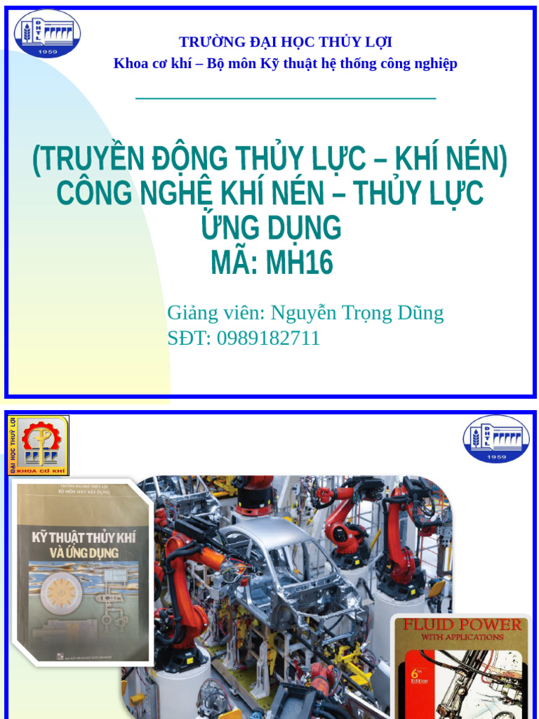 1 Chuong 1 Gioi Thieu Ve He Thong Thuy Khi | PDF