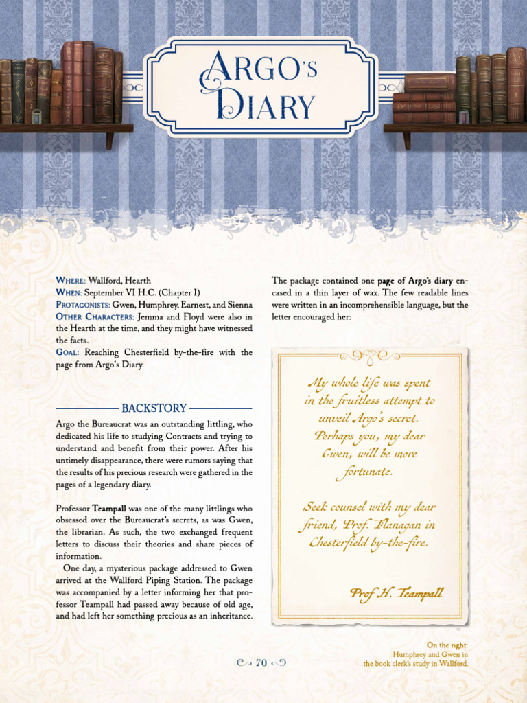 Argo S Diary | PDF