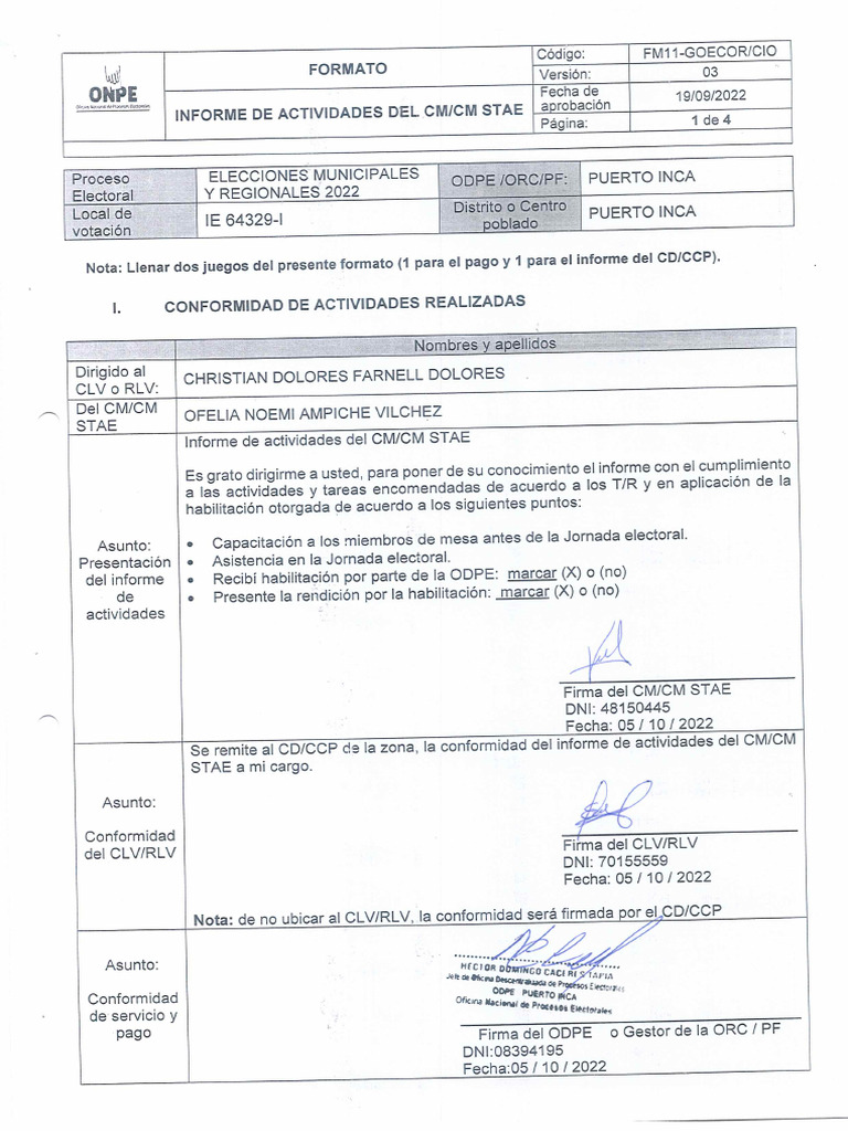 D.INFORME FINAL CM 2 | PDF