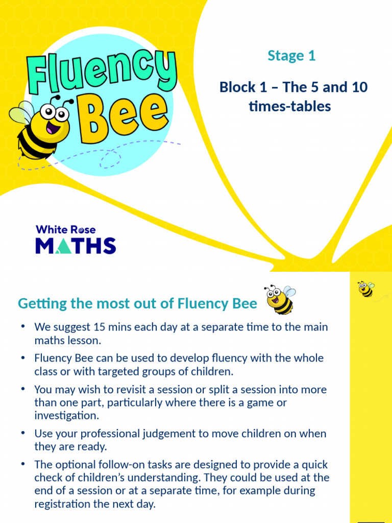 Y4 Stage 1 Block 1 The 5 and 10 Times-Table | PDF | Multiplication