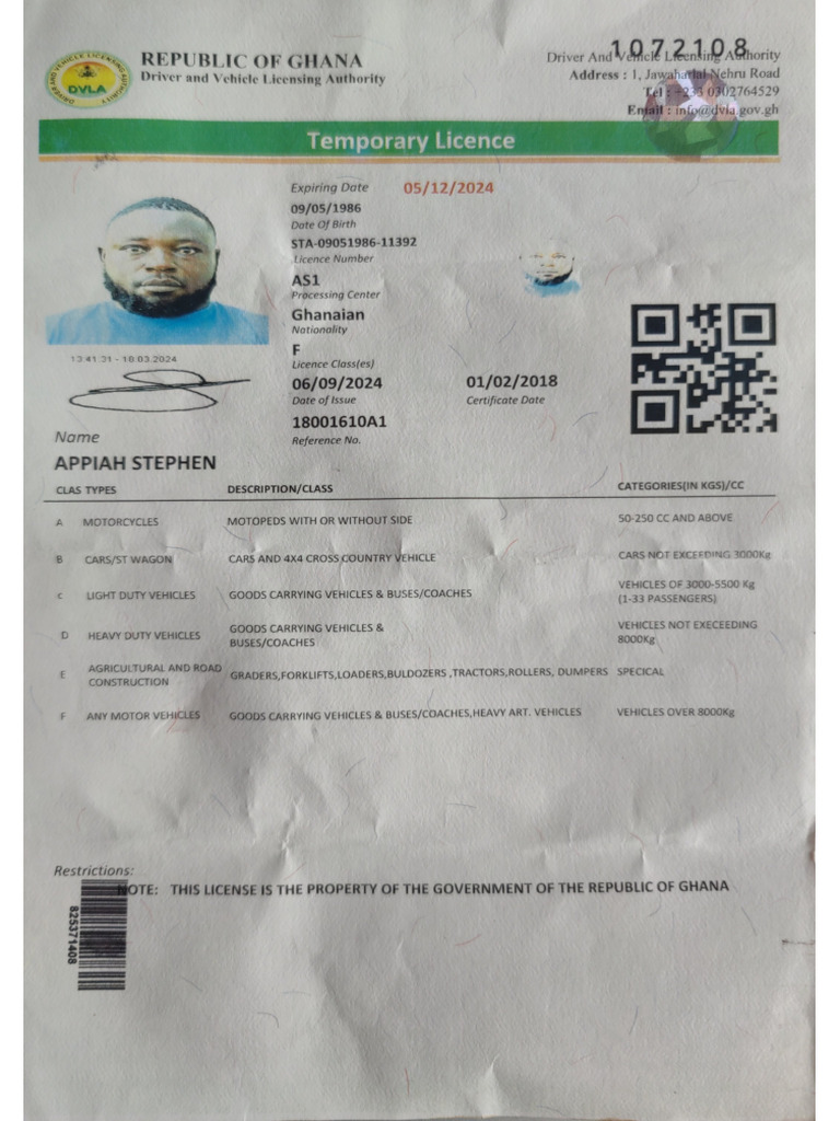 Stephen License, Tag and Permit | PDF