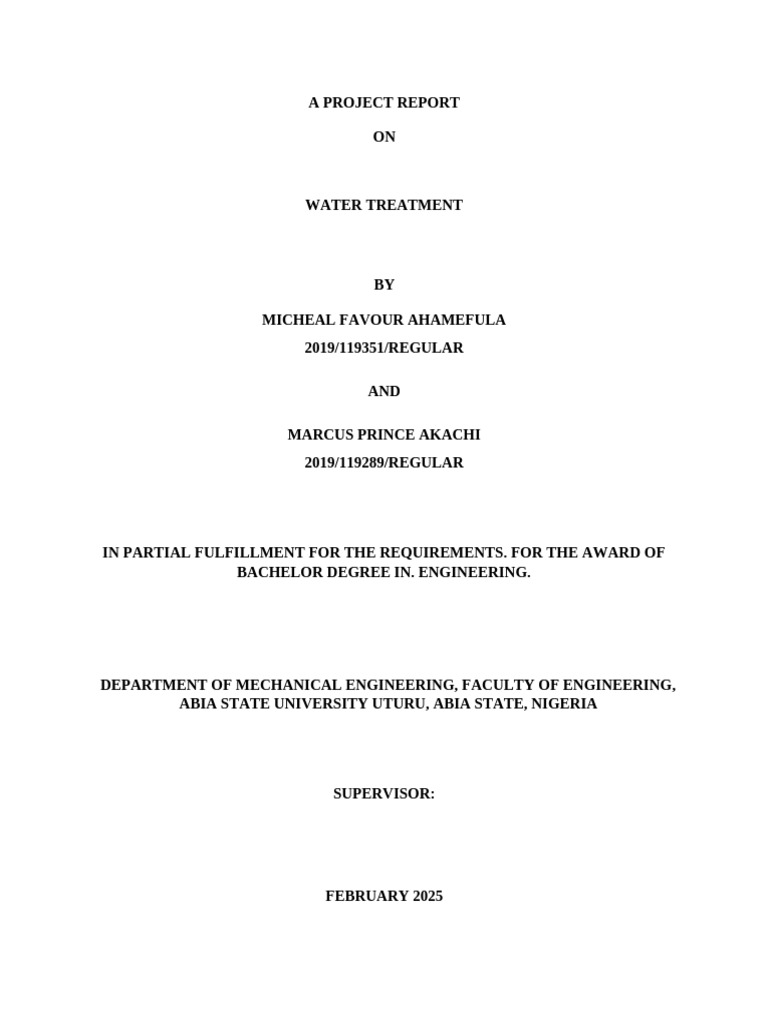 Water Treatment 1 to 5 | PDF | Sewage | Water Purification