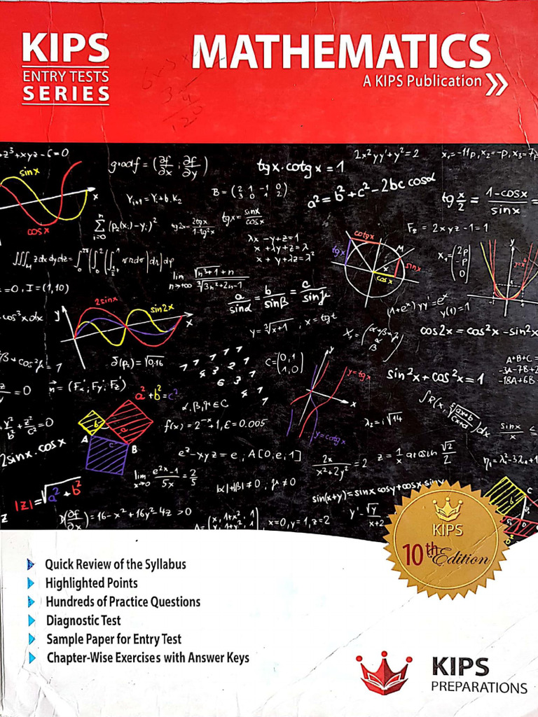 KIPS Mathematics Entry Test Series Book (Educatedzone.com) | PDF