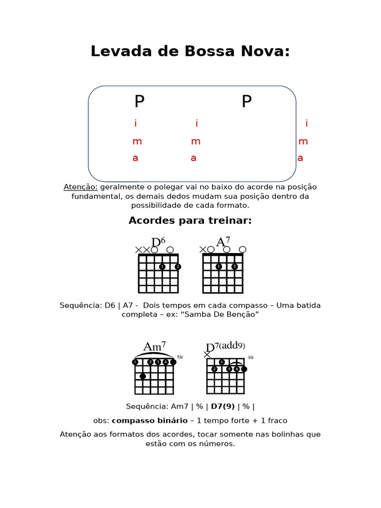 Levada de Bossa Nova | PDF