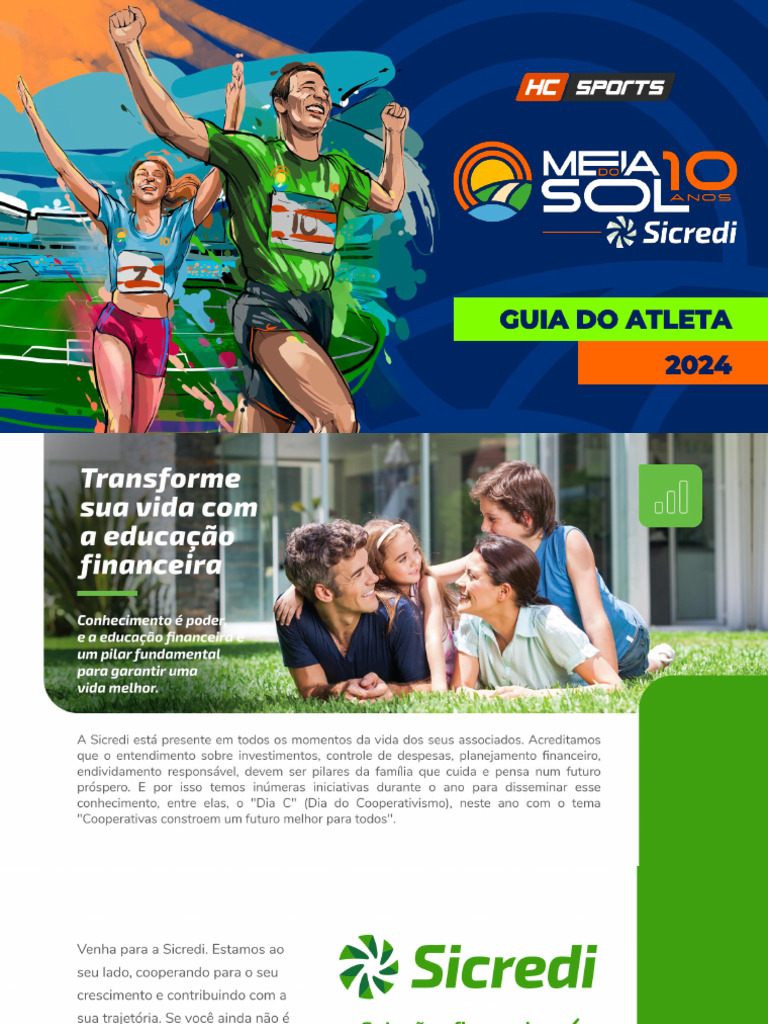 Guia Do Atleta Meia Do Sol Sicredi 2024 | PDF