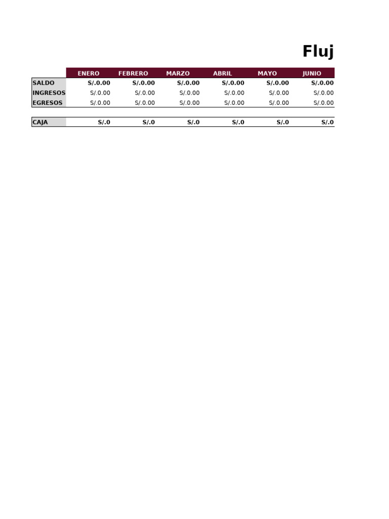 Flujo de Caja Emprendedor | PDF | Business | Negocios económicos