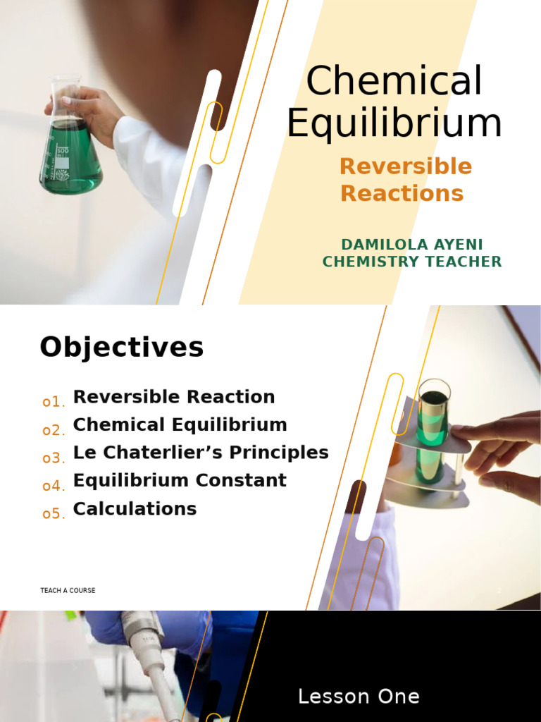 Chemical Equilibrium | PDF | Chemical Equilibrium | Chemical Reactions