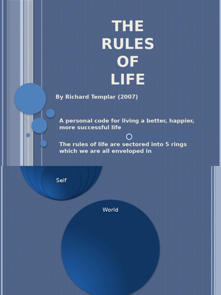 Rules of Life | PDF