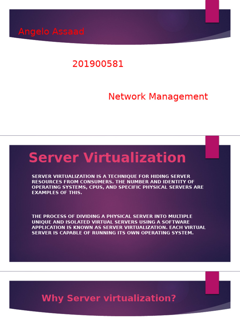 Server Virtualization and High Availability Guide | PDF ...