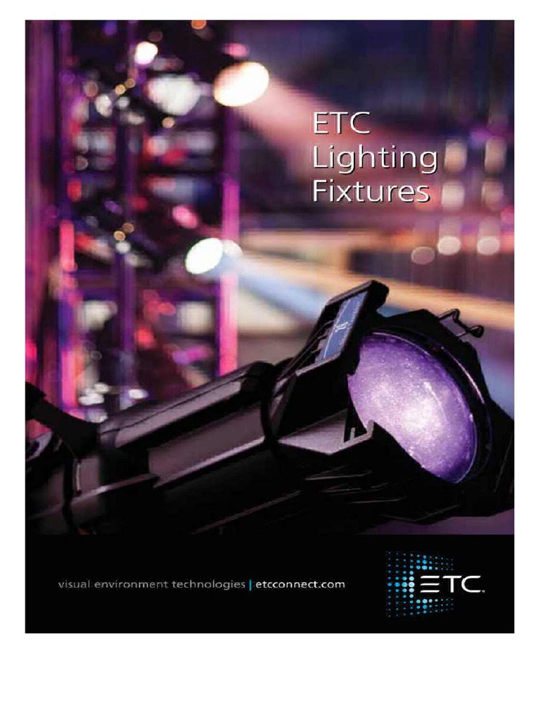 Etc Lighting Fixtures 26 55 61 Theatrical Lighting - Etc | PDF