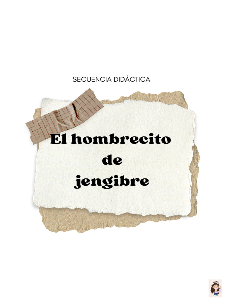 Secuencia Didáctica: Hombrecito de Jengibre | PDF