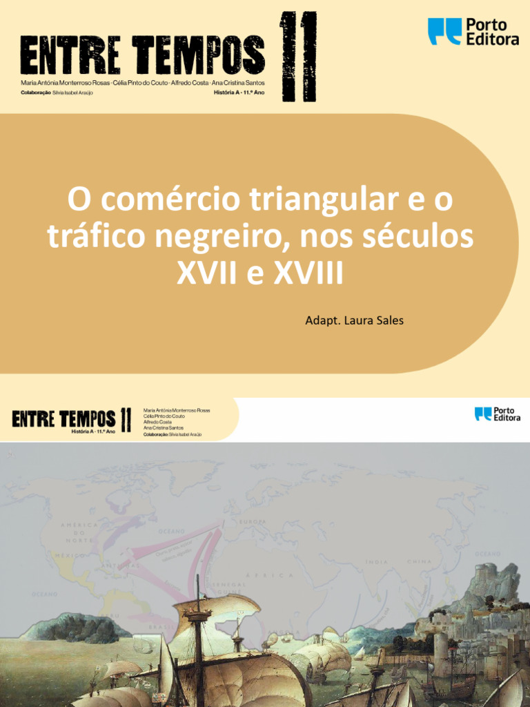 O Comércio Triangular e o Tráfico Negreiro | PDF | Escravidão | Comércio de escravos do Atlântico
