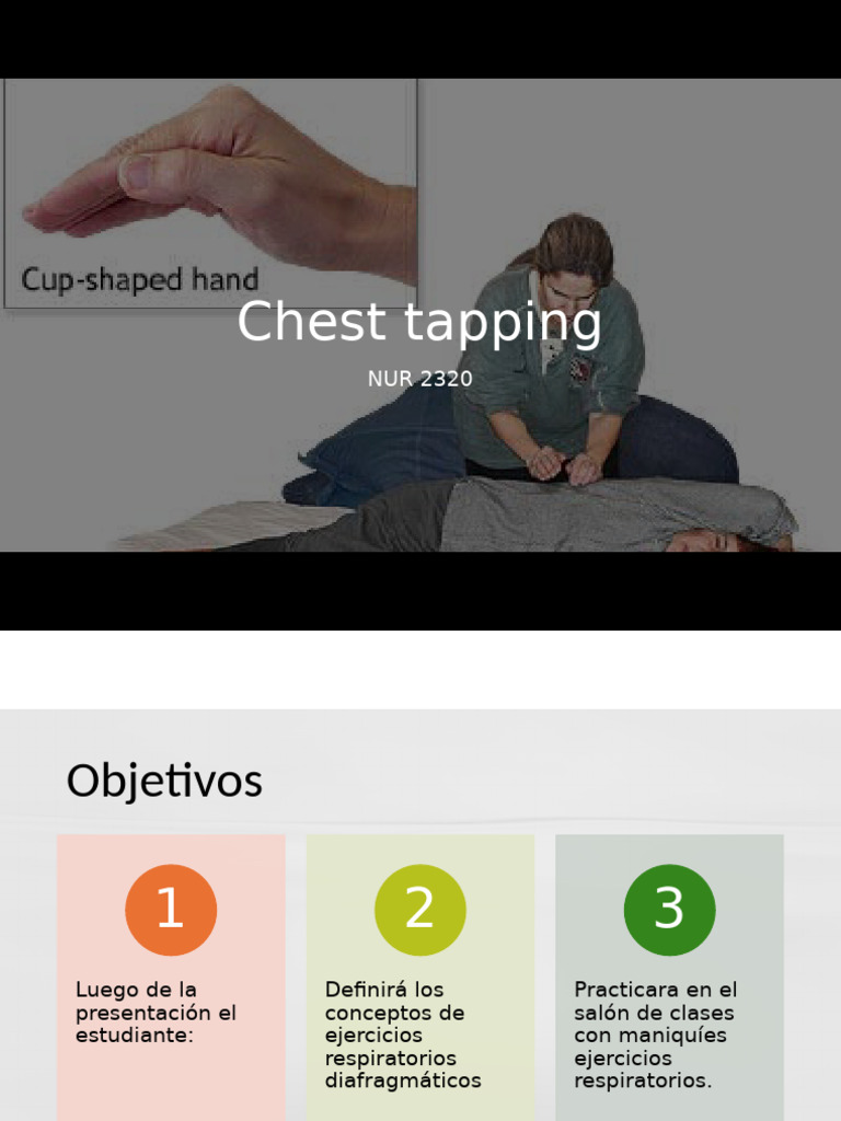 Terapia de Chest Tapping en Español | PDF | Tórax | Respiración