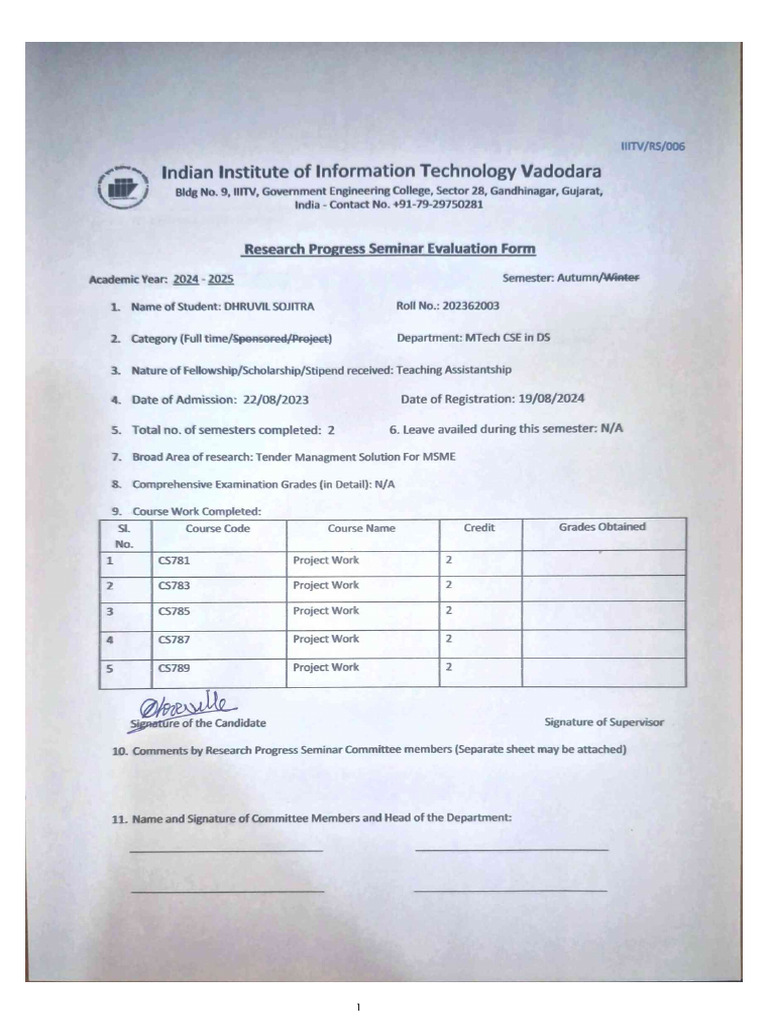 RPS Form 202362003 | PDF