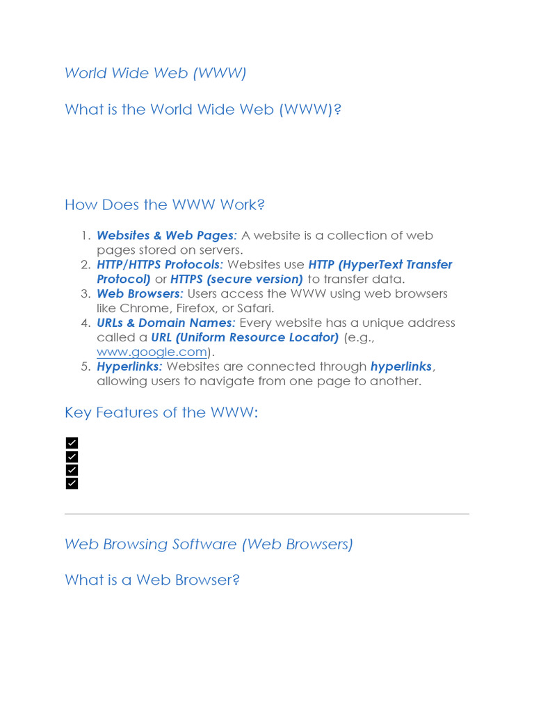 Computer Notes Unit-4.4 | PDF | World Wide Web | Internet & Web