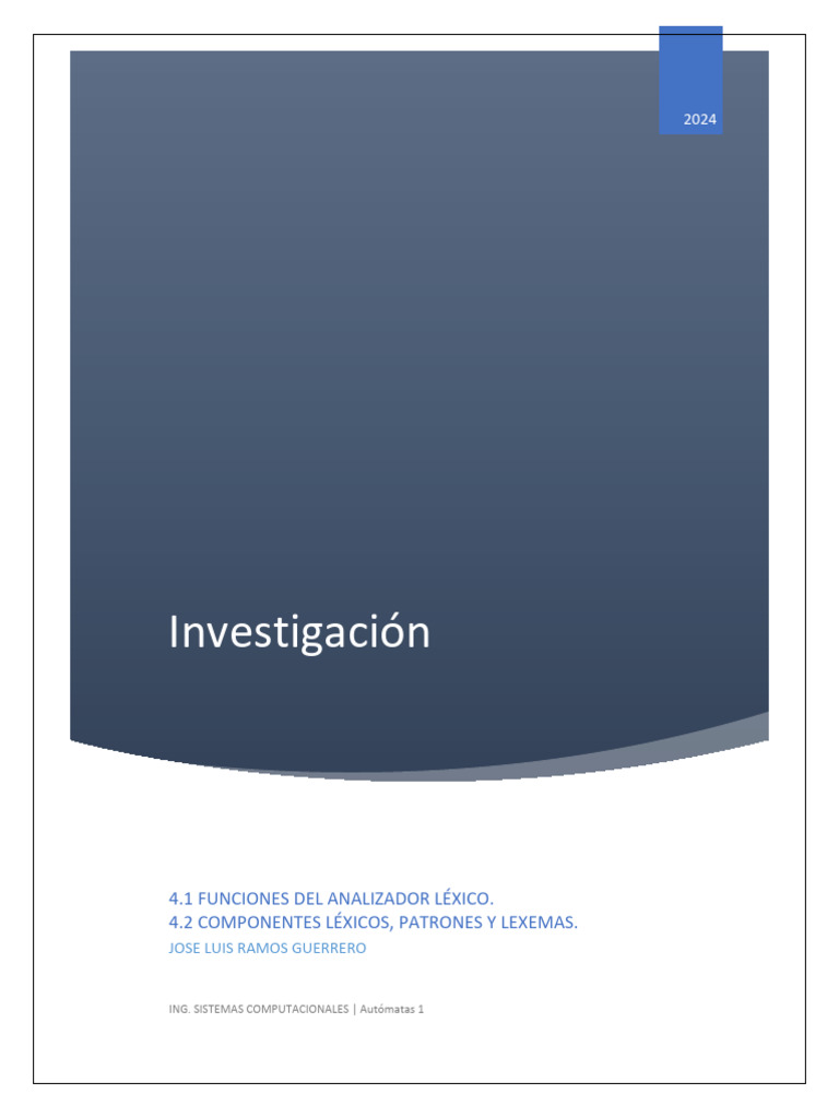 U4 ACT 3 - Investigación | PDF | Compilador | Lenguaje de programación
