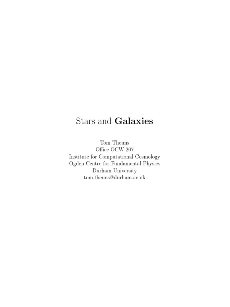 Galaxies (1) | PDF | Galaxy | Stars