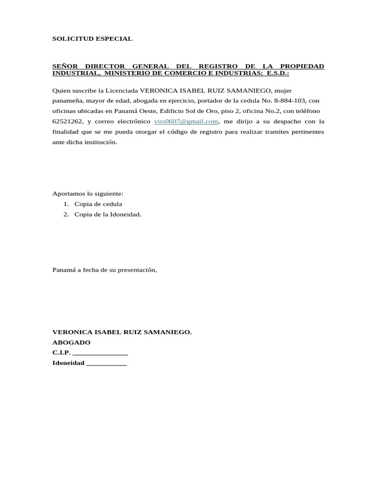 Registro de Abogado DIGERPI | PDF