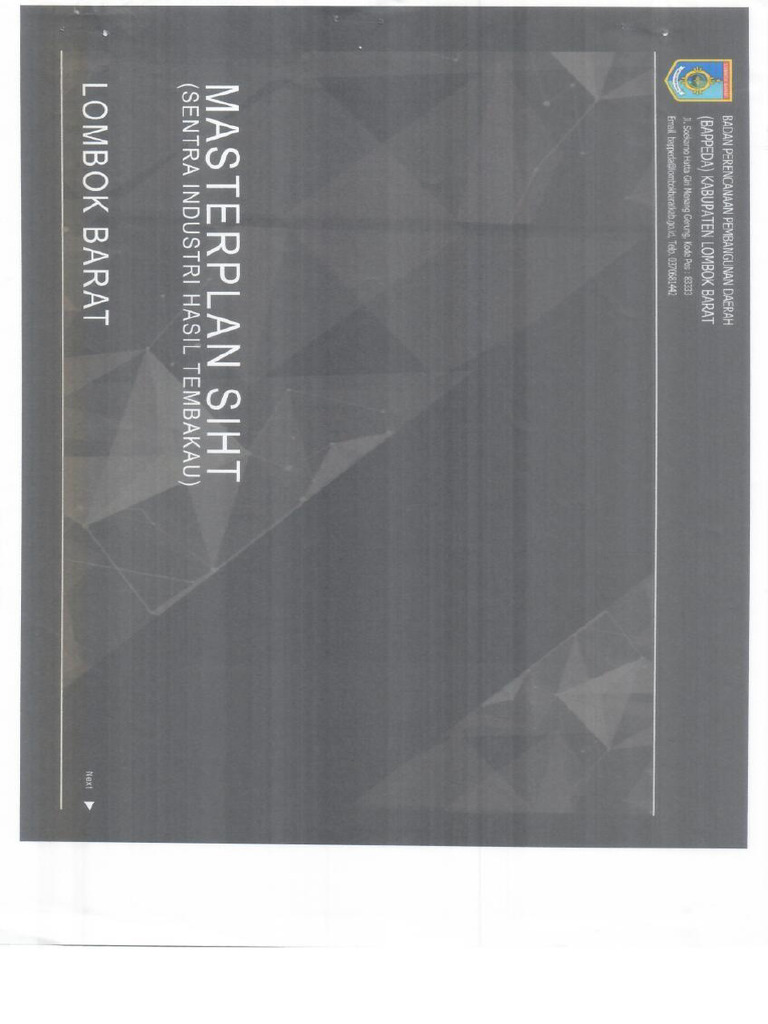 MasterPlan SIHT | PDF