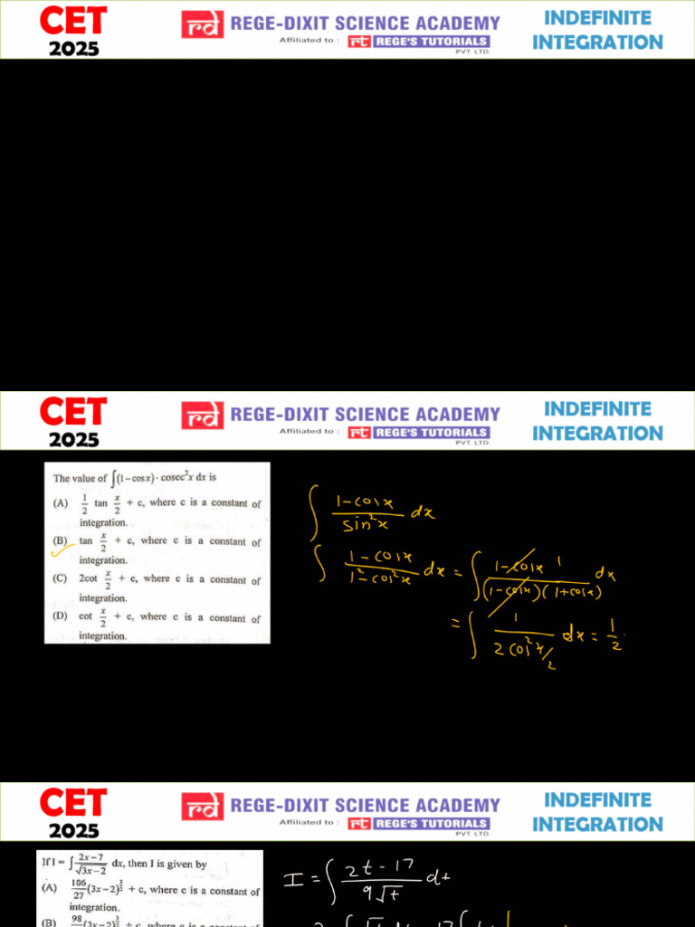 Integration Part One | PDF