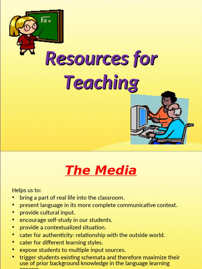 Resources For Teaching | PDF | Communication | Learning