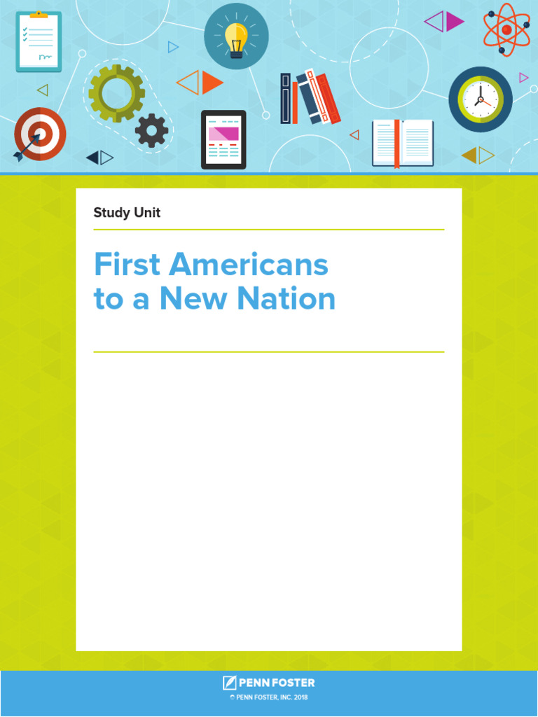 First Americans To A New Nation: Study Unit | PDF | Thirteen Colonies ...