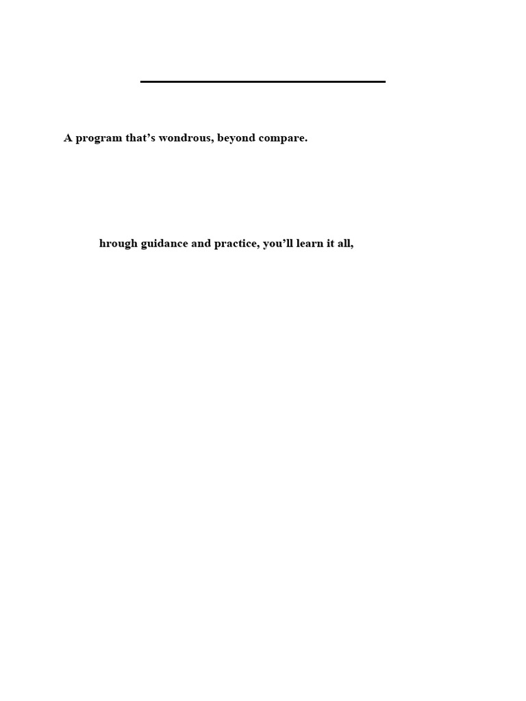 Poem_Your Ladder to the Clouds | PDF