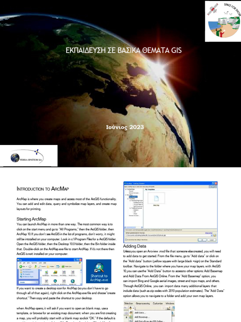 ArcMap GIS Basics Training Guide | PDF | Arc Gis | Computer File