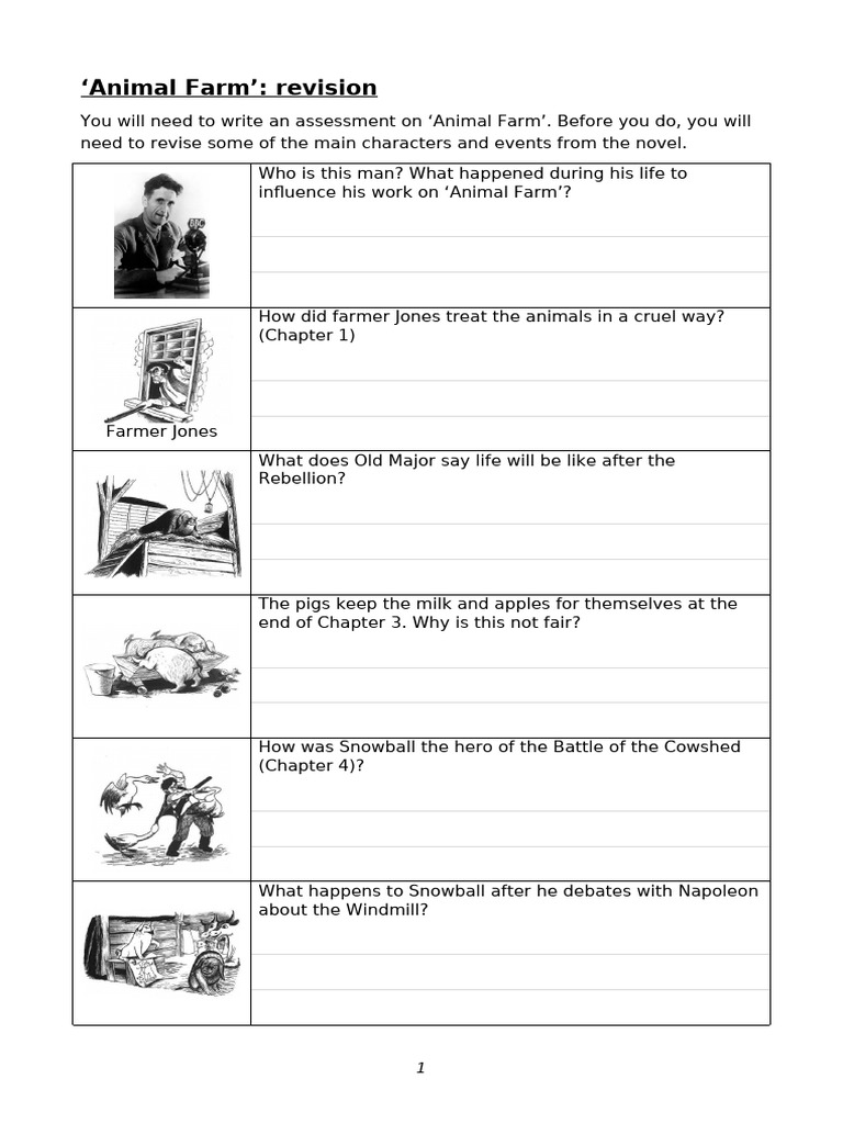 Animal Farm Revision Guide | PDF