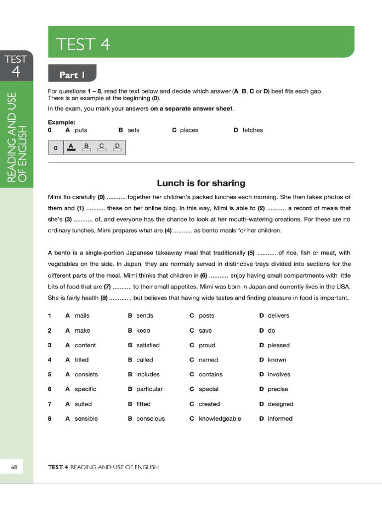 Test 4 B2 Pearson | PDF