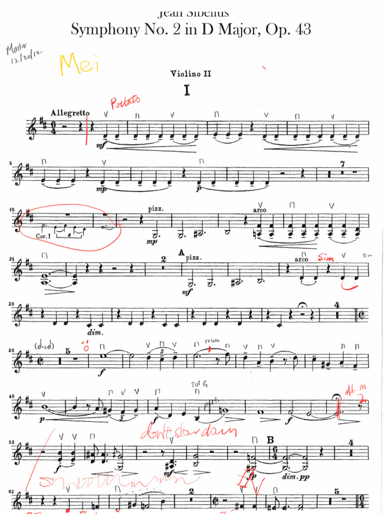 Sibelius 3 (EYSO - Cycle 1) | PDF