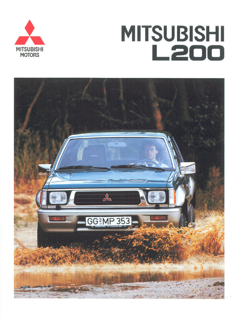 Mitsubishi L200 1996 GER | PDF