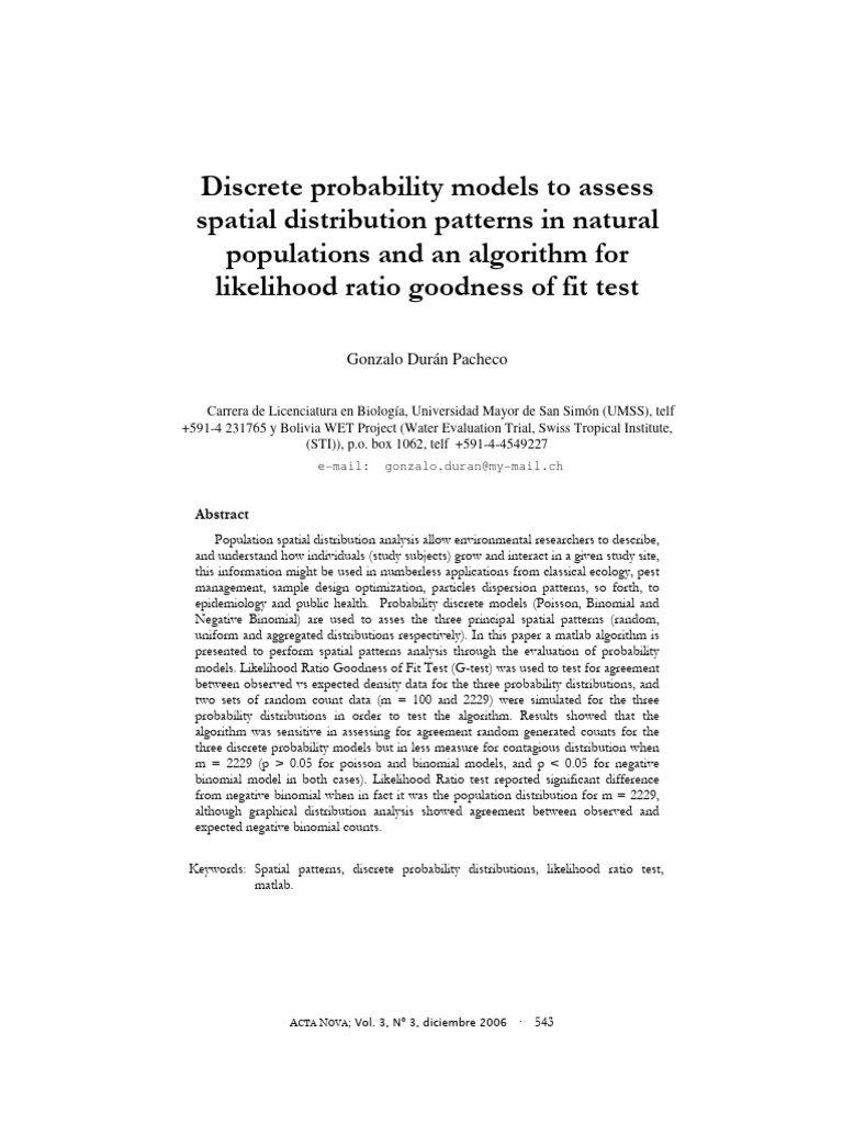 Discrete Probab Distrib Patterns | PDF | Poisson Distribution ...