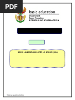 Sepedi Grade5 Lesson Plan Mahlathi 6 Phupu 2025 | PDF