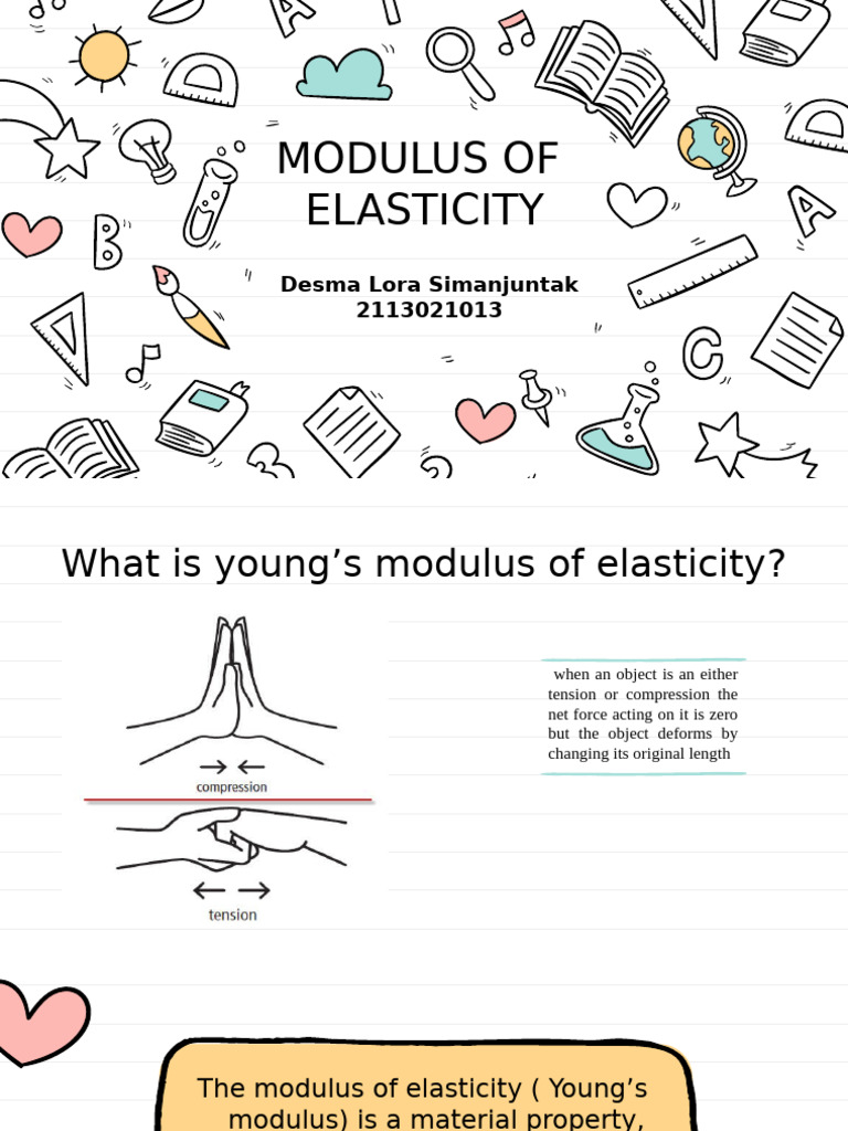Young's Modulus | PDF
