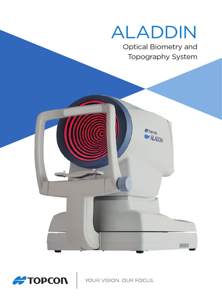 ALADDIN Optical Biometry & Topography System | PDF | Light | Eye
