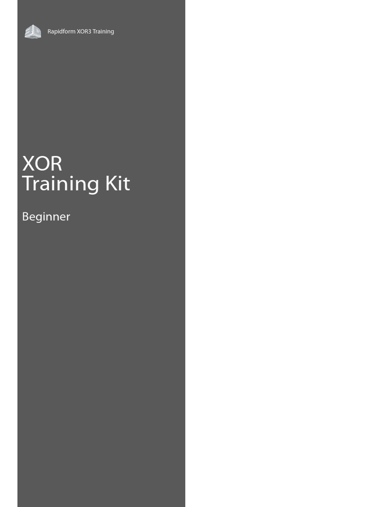 XOR Basic Training (All Document) | PDF | Shader | Button (Computing)