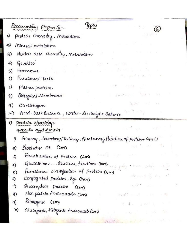 Rev's Biochem 2 | PDF