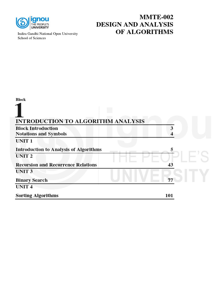 Block 1 | PDF | Matrix (Mathematics) | Recurrence Relation