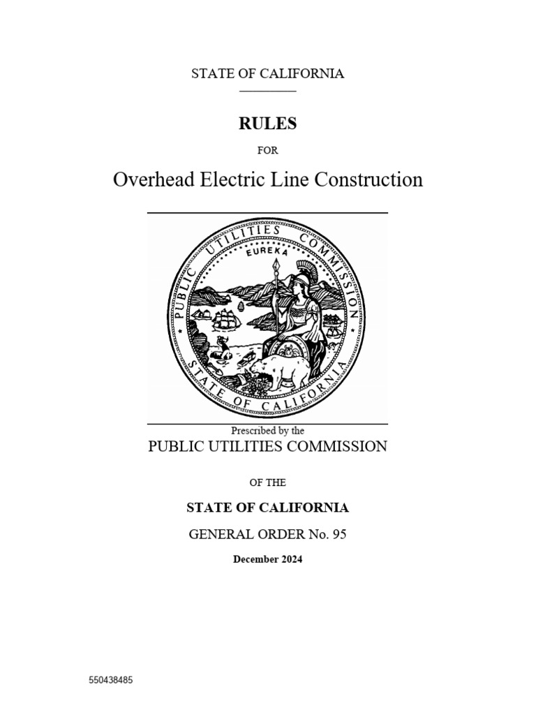 California Overhead Electric Line Rules | PDF | Insulator (Electricity ...