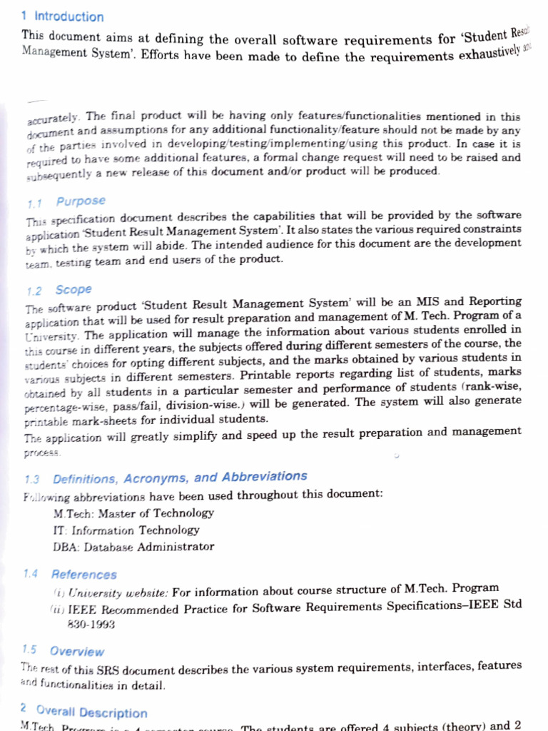 SRS Example Book | PDF